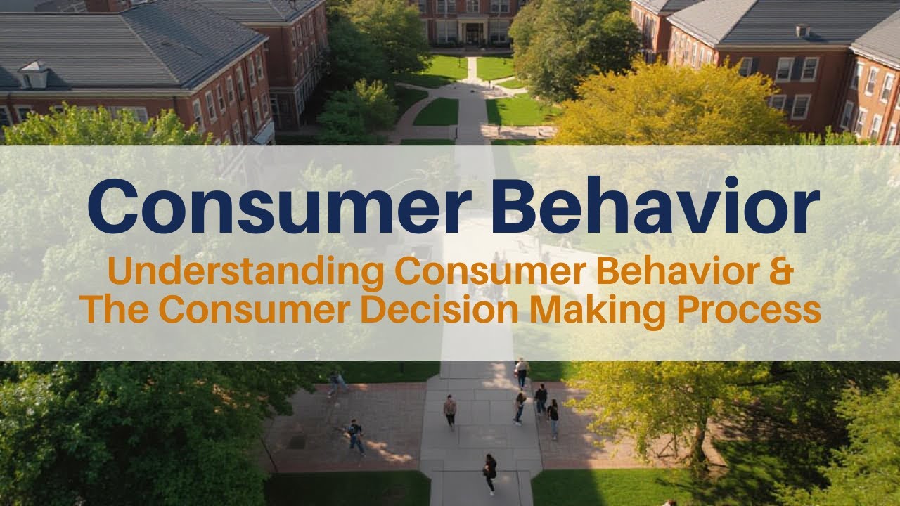 Understanding Consumer Behavior & The Consumer Decision Making Process