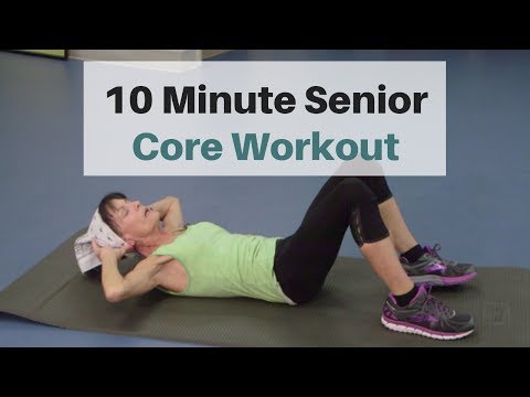 10 Minute Core Workout For Seniors. Blast Away Belly Fat!