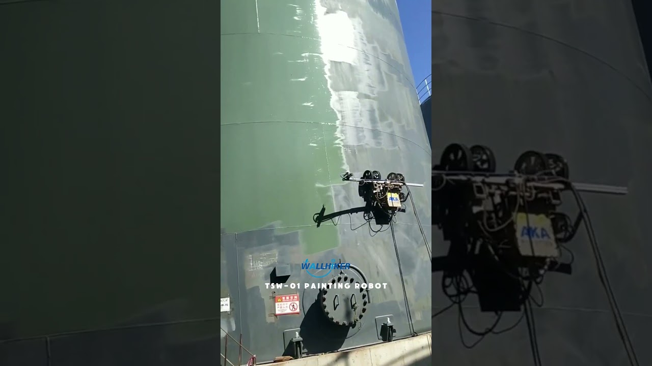 WallHiker TSW-01 Industrial Painting Robot for Storage Tanks