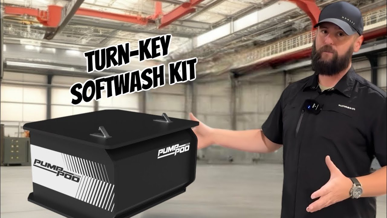 Introducing the Pump-POD. The drop in SoftWash System you’ve been waiting for. 