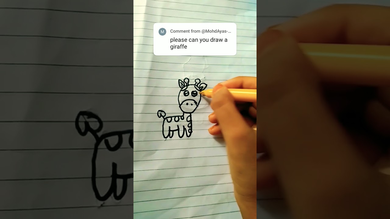 requested comment drawing giraffe#drawing subscribe