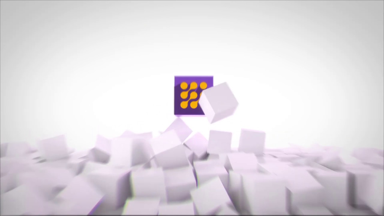 Clean Corporate Cubes Logo Reveals