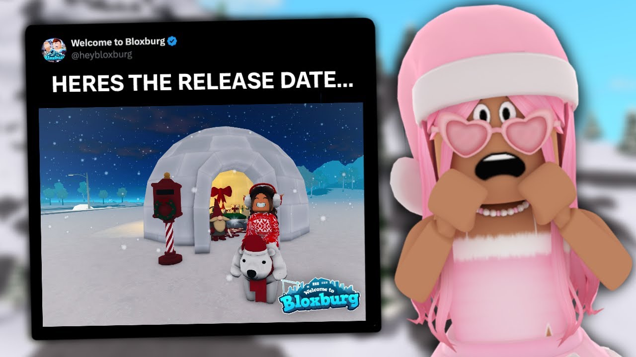 BLOXBURG CHRISTMAS UPDATE RELEASE DATE CONFIRMED + NEW LEAKS!