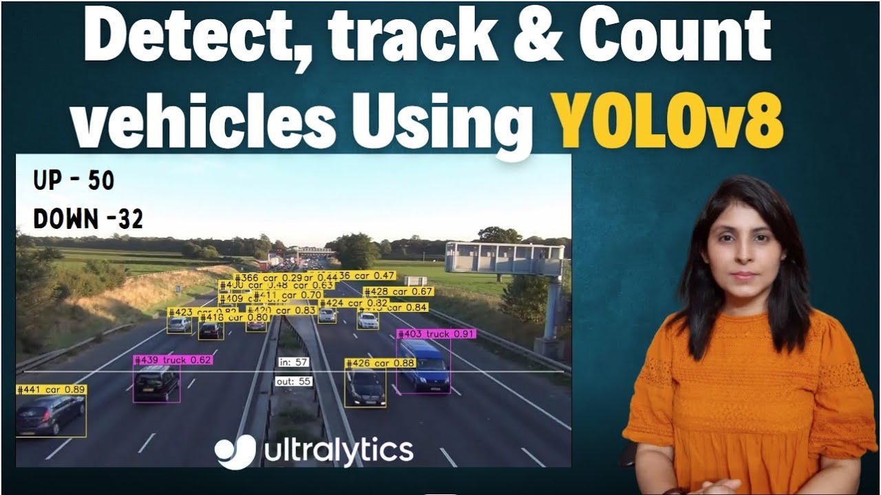 Vehicle Detection, Tracking & Counting Using YOLOv8 (Step by Step)