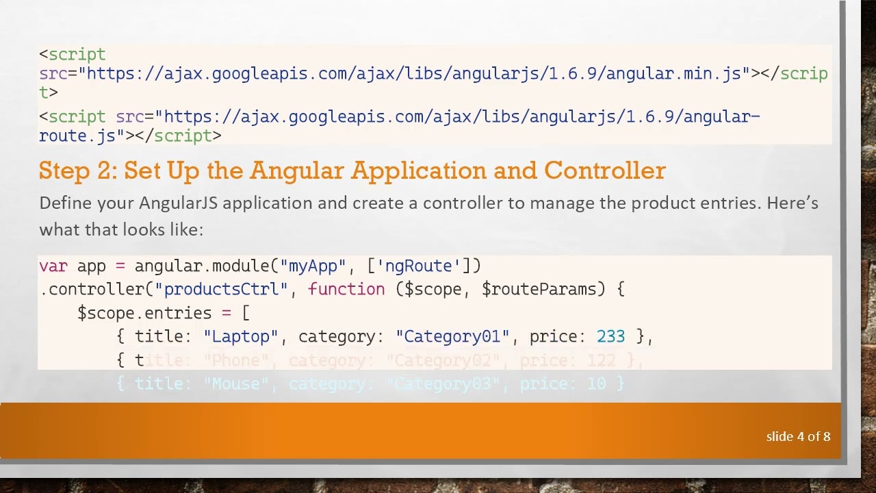 How to Pass Parameters in AngularJS