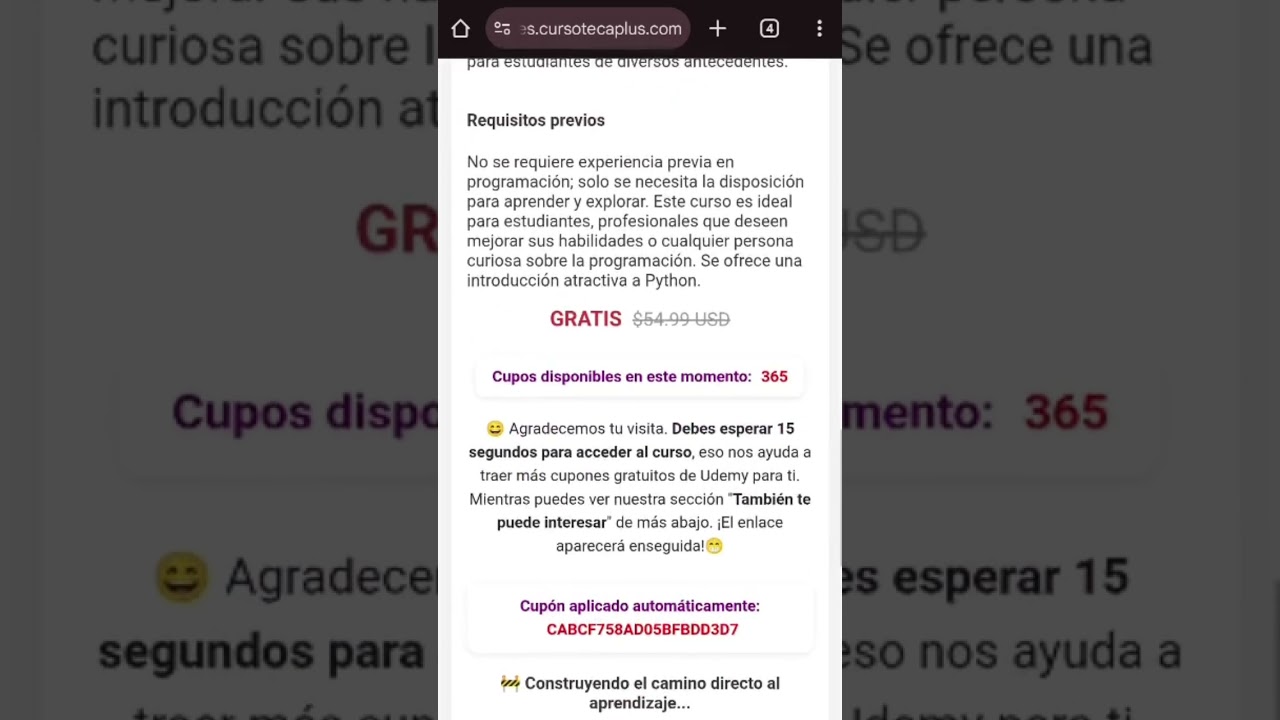 ¿Cómo obtener cupones Udemy con 100% de descuento y aprender gratis?