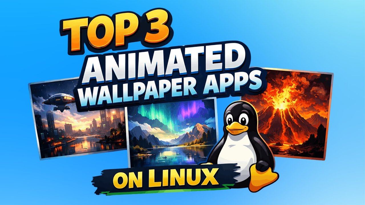 Top 3 Animated Wallpaper Apps on Linux (2026)
