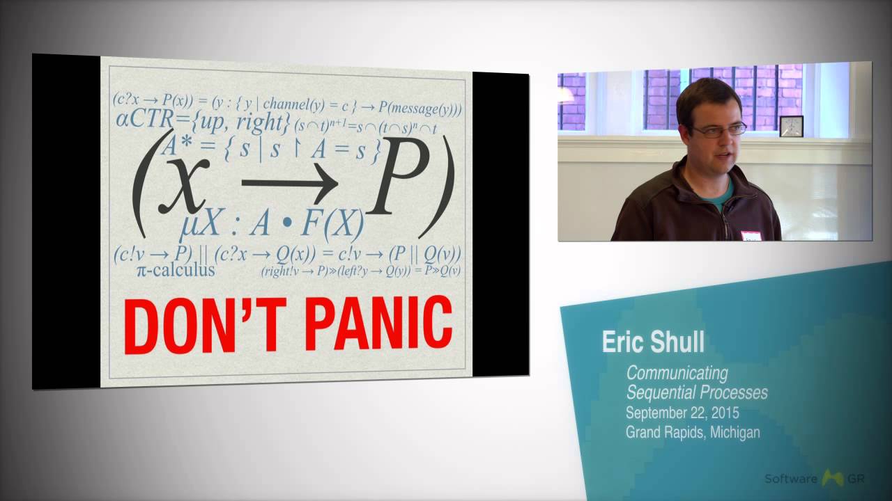 Eric Shull: Communicating Sequential Processes (September 22, 2015)