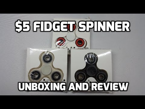 $5 Fidget Spinners from Amazon (comparison and review)