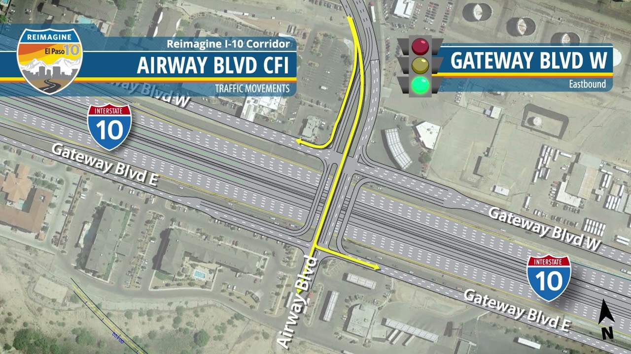 Reimagine I-10 Corridor Study – Continuous Flow Interchange