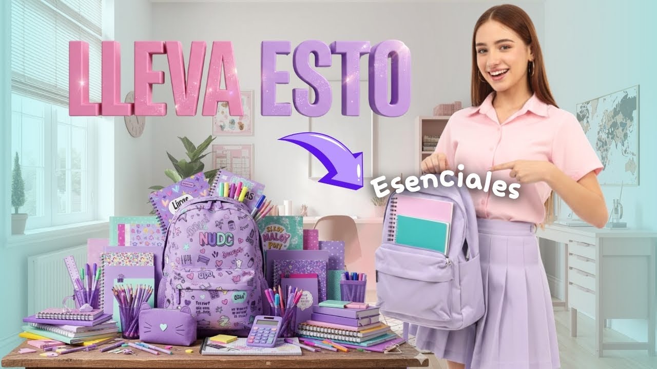 📝My SCHOOL BACKPACK is more than just AESTHETIC!🎒Emergency kit + essentials. Getting my backpack ...