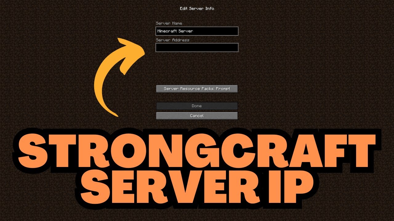Minecraft StrongCraft Server IP Address
