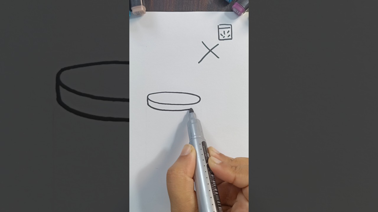 How To Draw Medicine Bottle Step by Step #shorts #shortsfeed