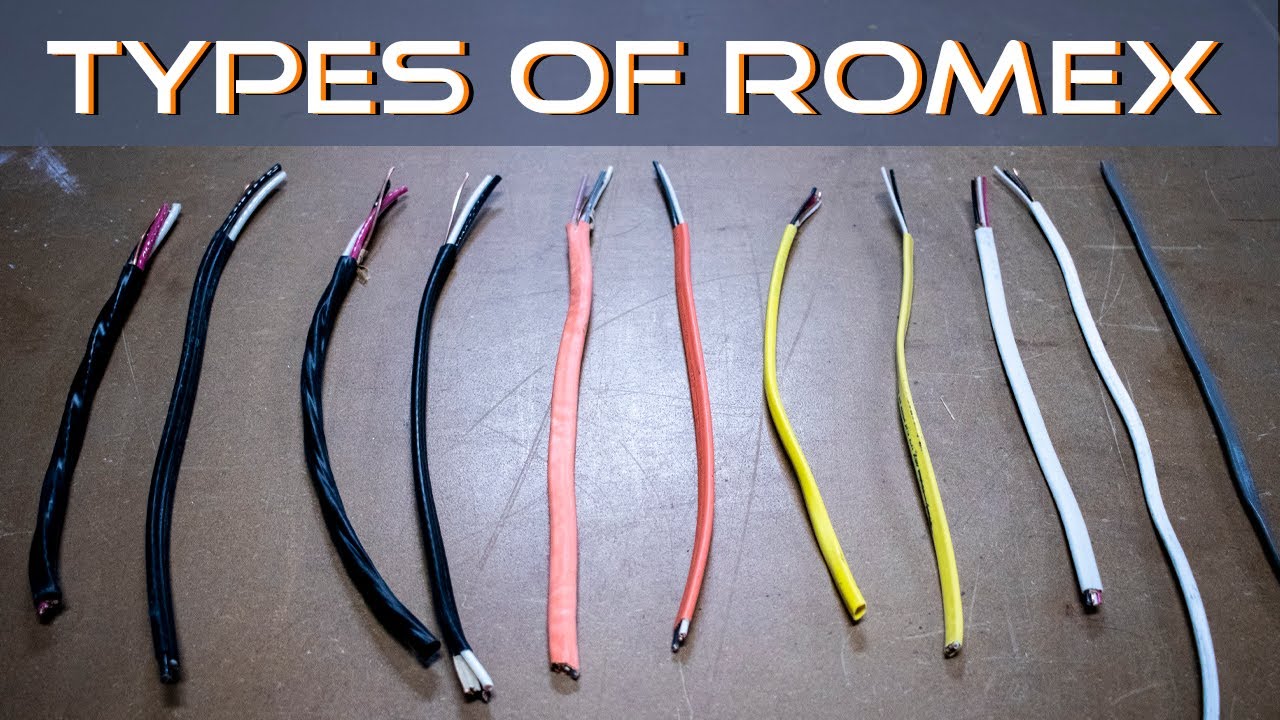 Different Types of Romex Wire or NM Electrical Cable
