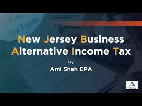 New Jersey Business Alternative Income Tax