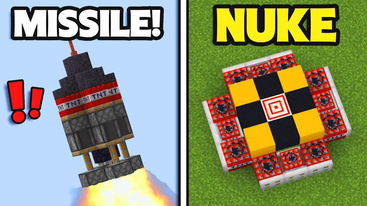 10 Bomb Build Hacks in Minecraft! #2 - Minecraft Builders