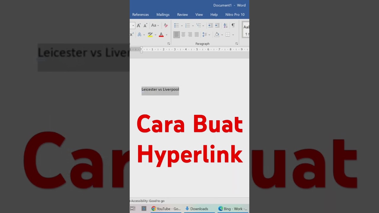 Cara membuat hyperlink #membuatlink #shortvideo