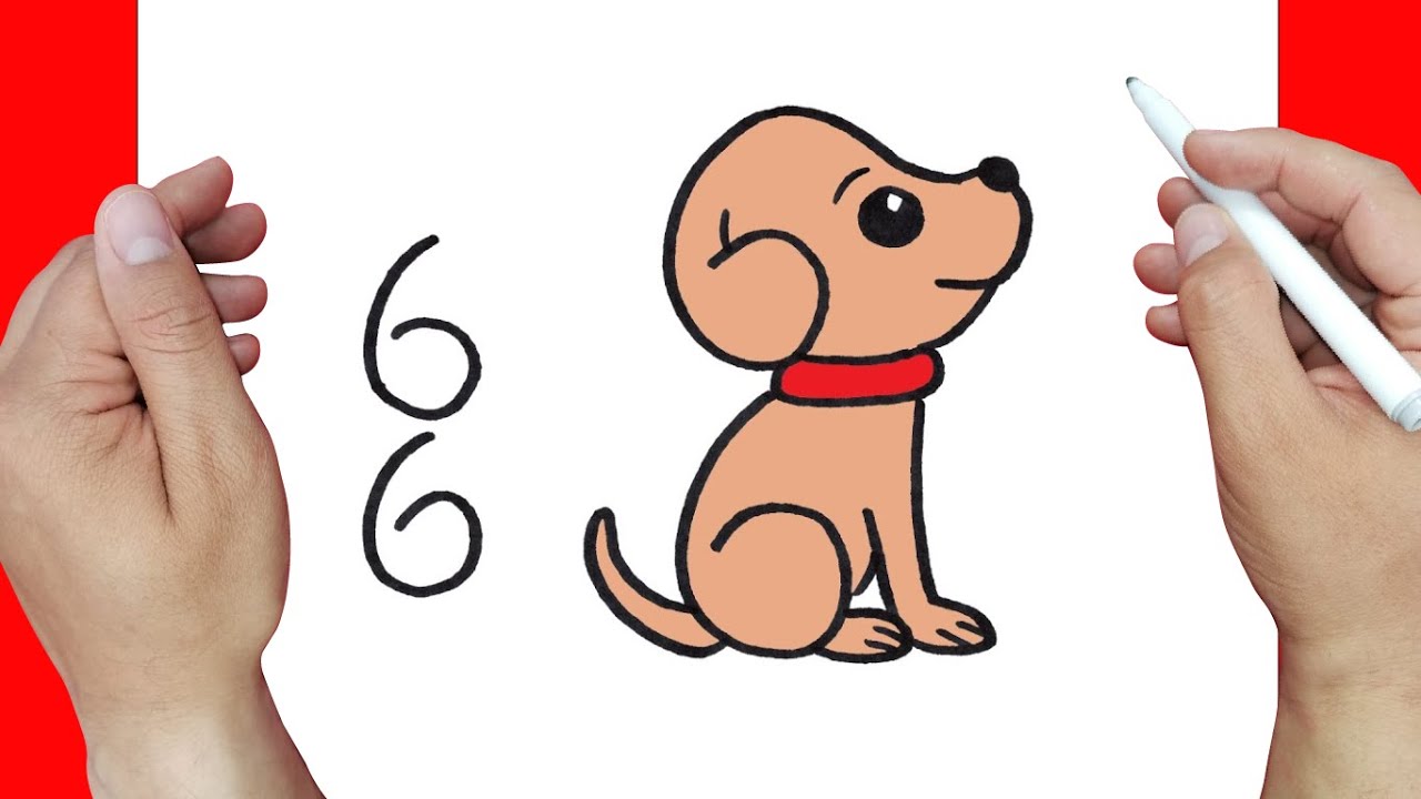 Como dibujar un perrito paso a paso | Dibujos faciles
