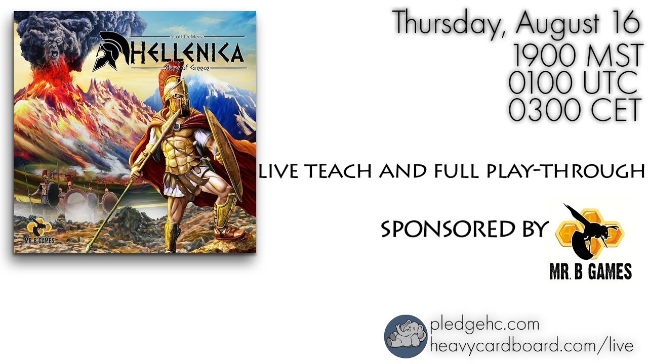 Hellenica 4p Play-through & Teaching by Heavy Cardboard
