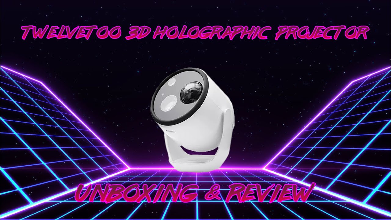 Twelvetoo 3D Holographic Star Projector Unboxing & Review
