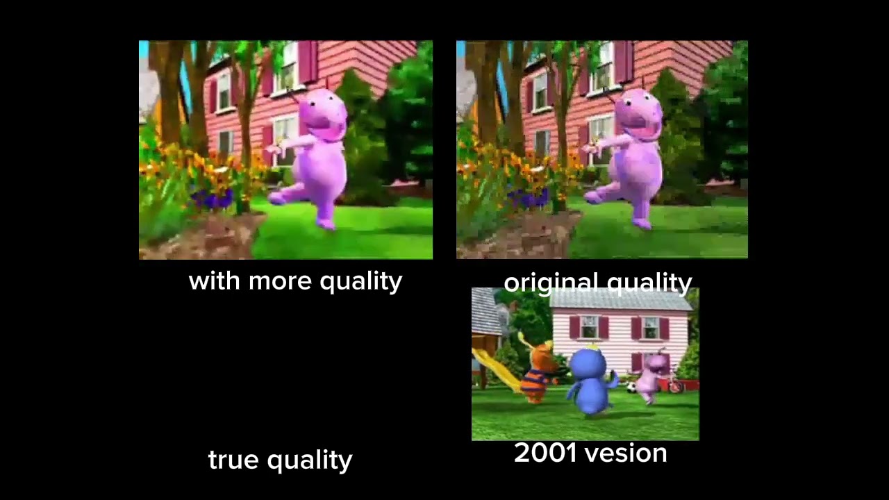 all materials found from backyardigans cgi pilot 2001-2002 