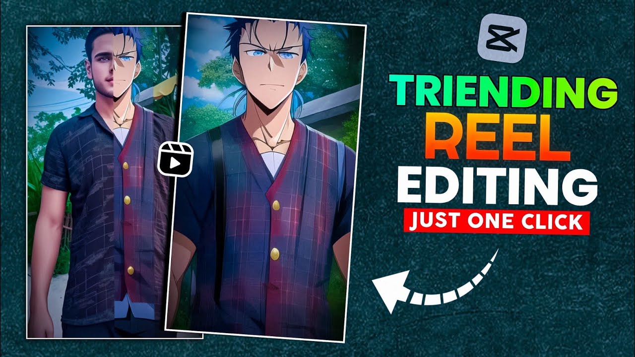 one click video edit in capcut  | anime face capcut template 2023 | anime template capcut link