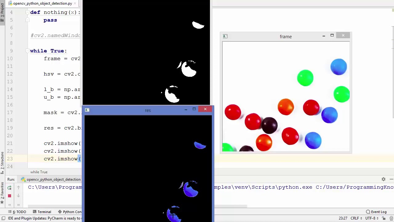 13. Object Detection and Object Tracking in OpenCV Python
