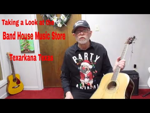 Inside "The Band House Music Store " in Texarkana Texas