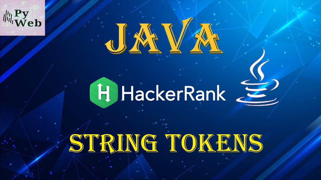 19. Java String tokens | Java | HackerRank Solutions