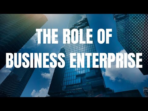 The Role of Business Enterprise and Entrepreneurship - OCR GCSE Business - Unit 1