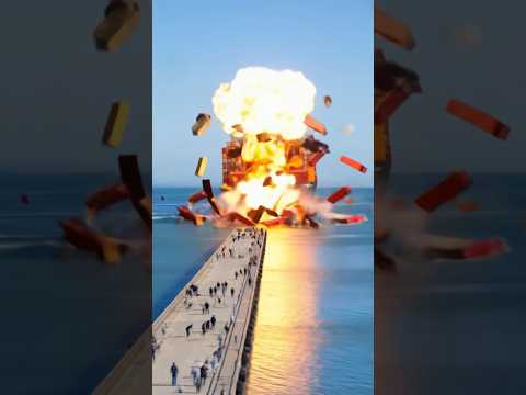 They Never Saw It Coming — Cargo Ship Slams Into Patrol Boat!