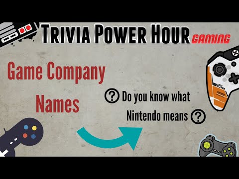 Game Company Names - Do You Know What Nintendo Means? - Trivia Power Hour Gaming