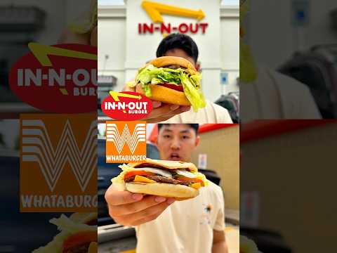 In-N-Out VS Whataburger #foodnoob #thefoodnoob #fastfood #series #burgers