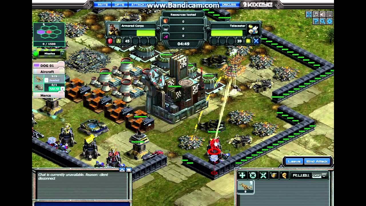 War Commander : How to attack Armored Corps 45 (using Banshee)