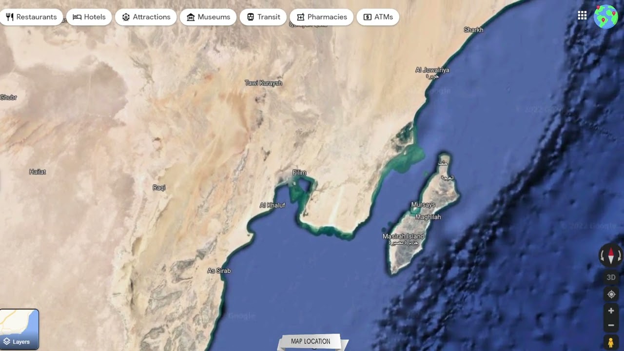 Where on the map - Oman