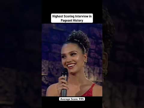 Highest Interview Score in Pageant History. Miss Universe 2000 Lara Dutta #missuniverse2000