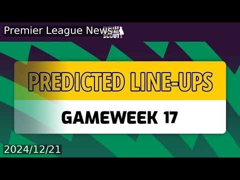 Aston Villa v Man City: FPL team news + predicted line-ups