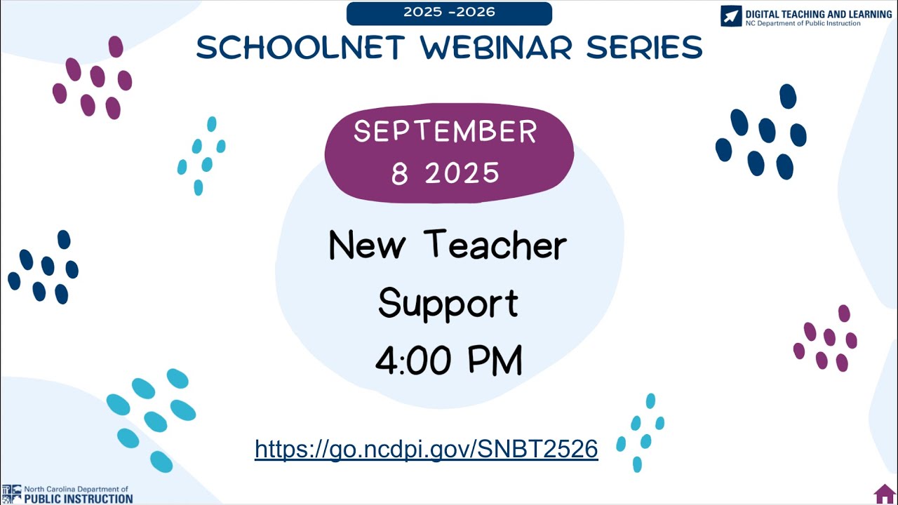 September Schoolnet New Teacher Session