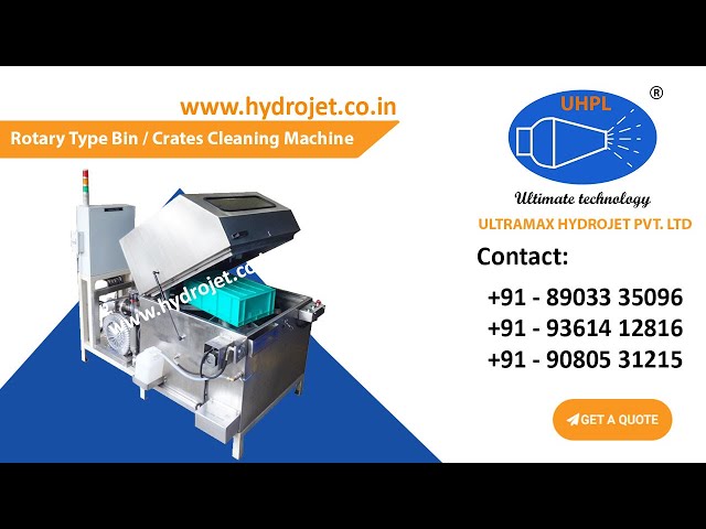 Bin Cleaning Machine - Bin Washing Machine Manufacturer from Chennai
