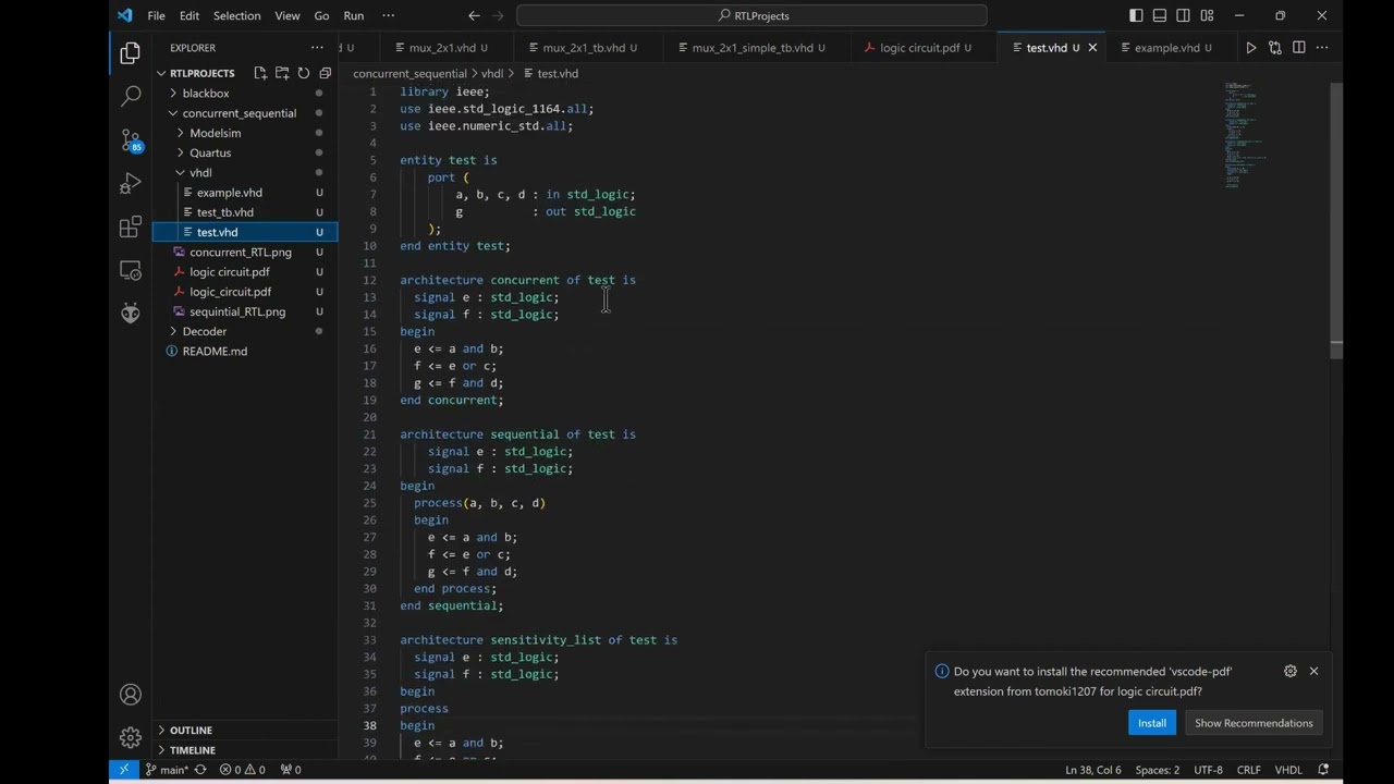 Video 1: Intro to Digital Design, Sequential vs. Concurrent