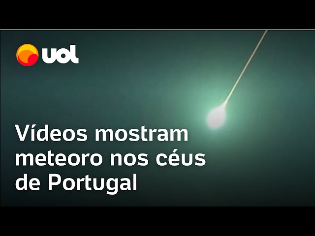 Meteoro atravessa e ilumina o céu de Portugal; vídeo