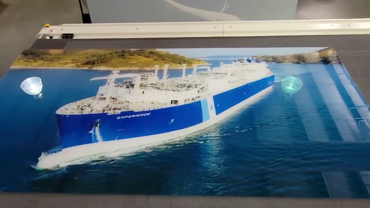 Wide Format Printing Vibrant Colors clear Acrylic at Disc Pro Graphics