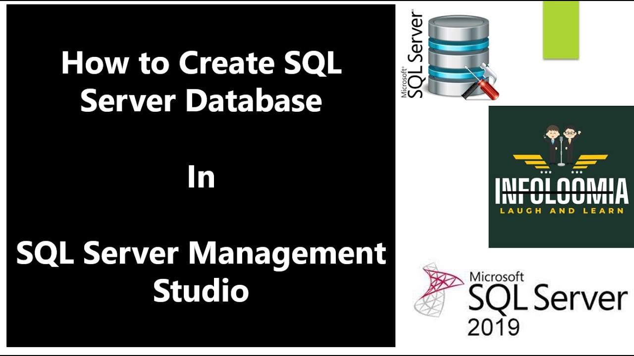Create Database in Microsoft SQL Server |  Create SQL Server Database | Create User Database | SSMS