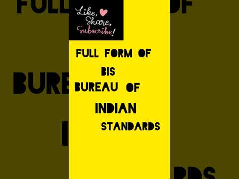 full form of BIS#informative#page#shorts#