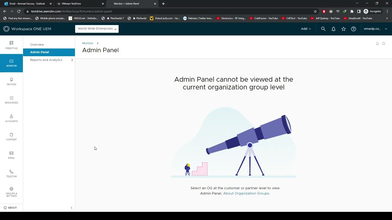 VMware Workspace ONE Unified Endpoint Management (UEM) Airwatch Mobile Device Management demo