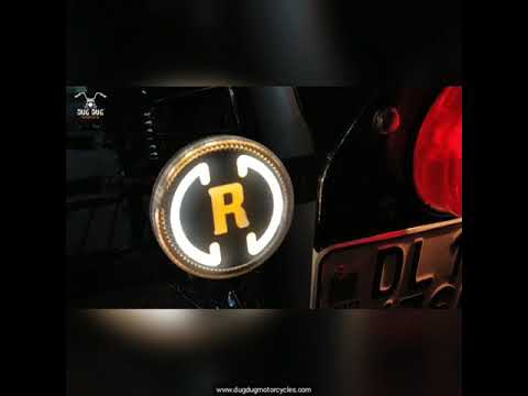 R Logo Indicators for Royal Enfield | Dug Dug Motorcycles #Shorts