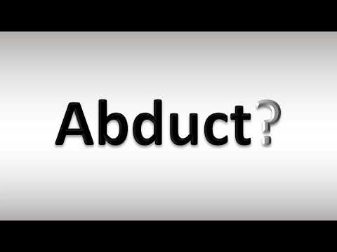 How to Pronounce Abduct
