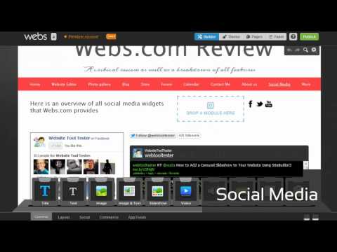 Webs review - a detailed look into the website builder
