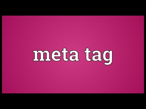 Meta tag Meaning