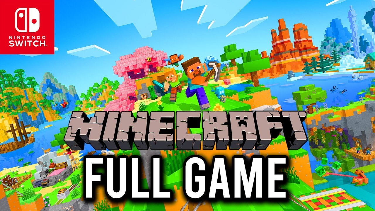 Minecraft Nintendo Switch - FULL GAME Playthrough - No Commentary